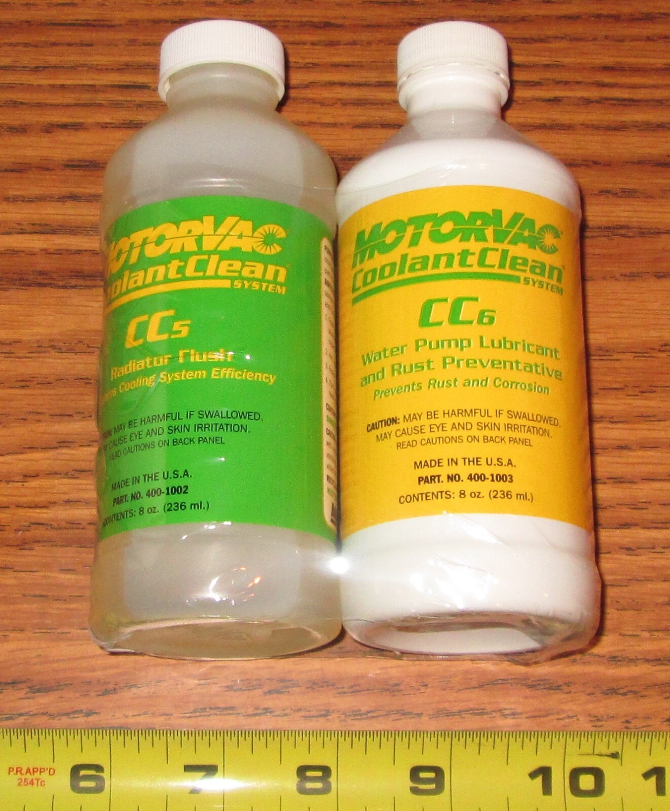 Motorvac Coolant Cleaner Kit 400-0138, CC5 Radiator Flush & CC6 Water ...