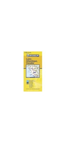 Michelin Local France Loire-Atlantique/Vendee Map by Michelin Travel ...