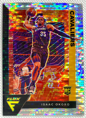 2020-21 Panini Flux Isaac Okoro Rookie Silver Pulsar Prizm Card RC 213 ...