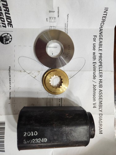 Johnson/Evinrude/OMC OEM Aluminum Prop Hub Kit - P/N 0765195, 765195 | eBay