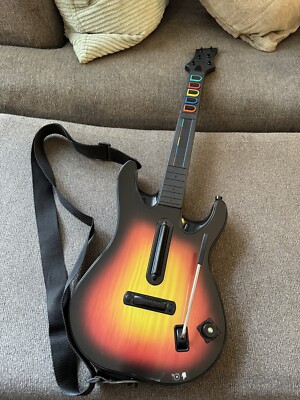 Red Octane Guitar Hero World Tour Wireless Guitar Controller for Xbox ...