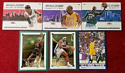 2001-2002-03 Fleer Premium RUBY Emerald Garnett Nash Iverson 3X Threats ...