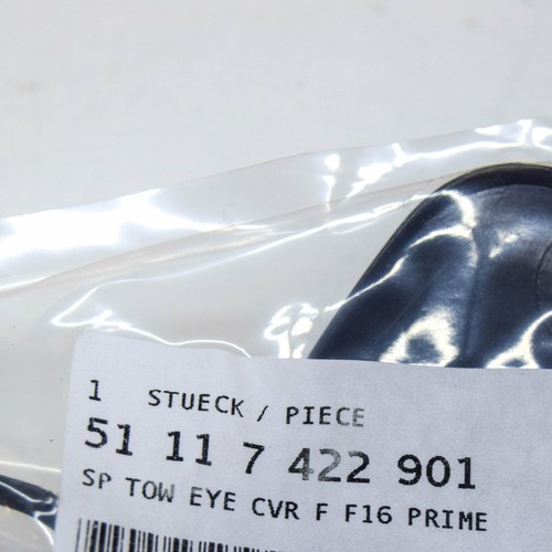 NEW BMW X6 F16 FRONT BUMPER TOW EYE HOOK COVER 51117422901 2016 OEM | eBay