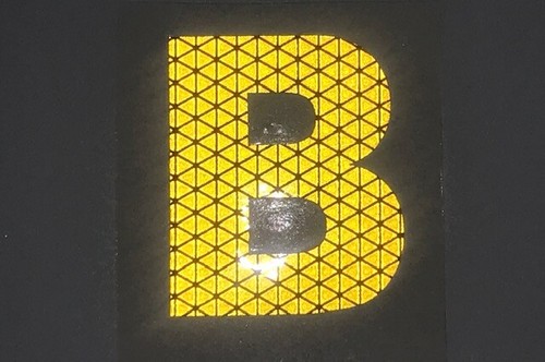 Orafol/Reflexite V92 Reflective DAYBRITE Vinyl Letters Custom Cut | eBay