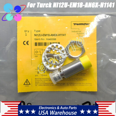 NEW For Turck NI12U-EM18-AN6X-H1141 Inductive Proximity Switch Sensor ...