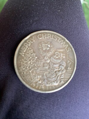 1987 Merry Christmas Silver Coin 1 Troy Oz For Special Someone | eBay