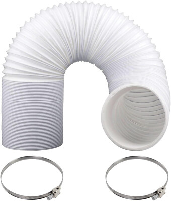 Tumble Dryer Vent Extension Hose 20 Ft Extra Long + Clips for INDESIT ...