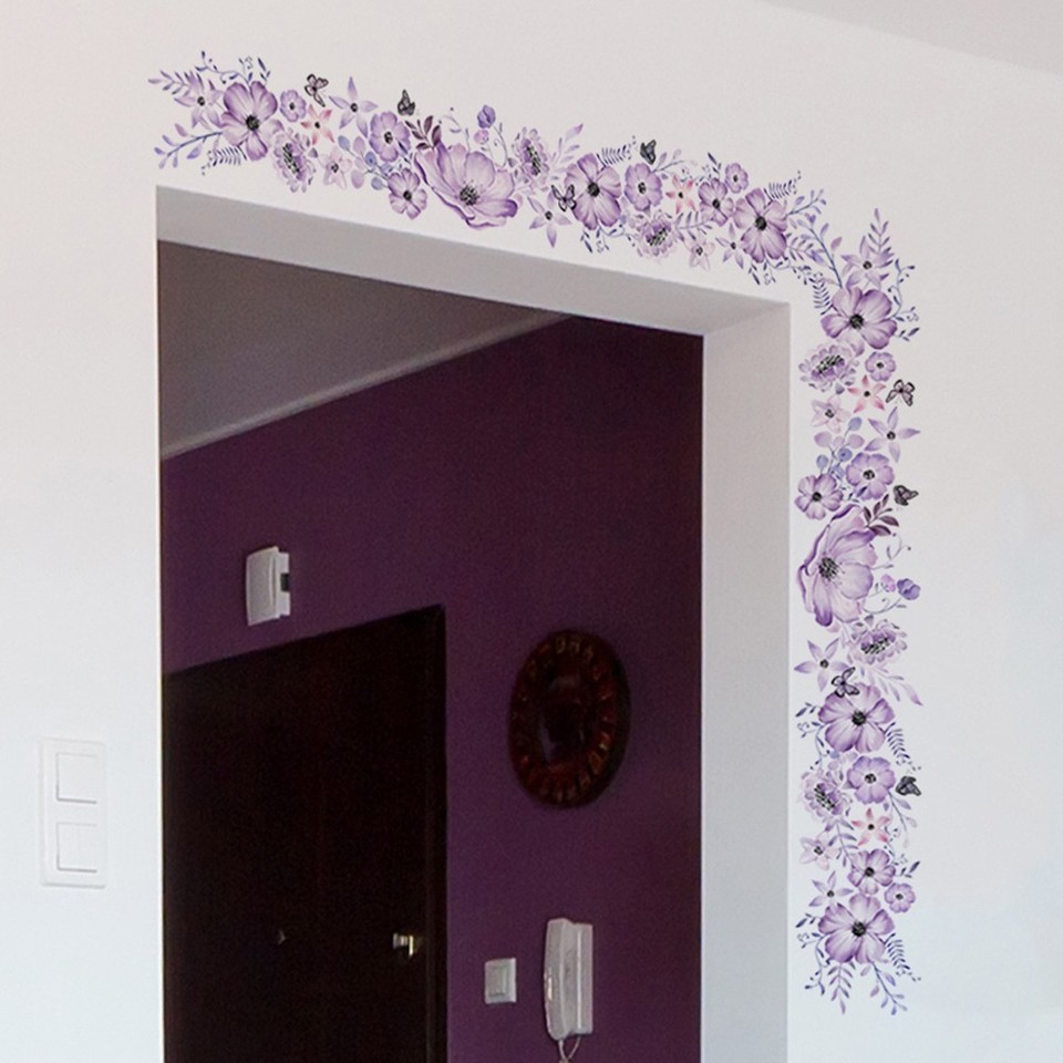 Waist Line Wall Stickers PVC Environmentally Friendly Function ...