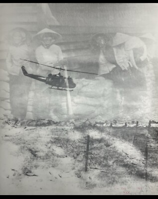 Vietnam War Photograph Poster Signed RLR War Zone C 1968 Double ...