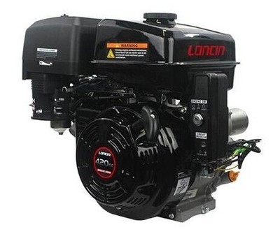 Engine Loncin Cylindrical 25.4x80cc 420cc Complete Petrol To Pull ...