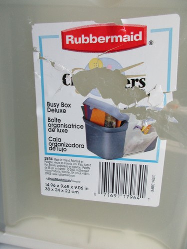 Rubbermaid CURVER Storage Craftainer Craft Sewing Tool Box Tote ...
