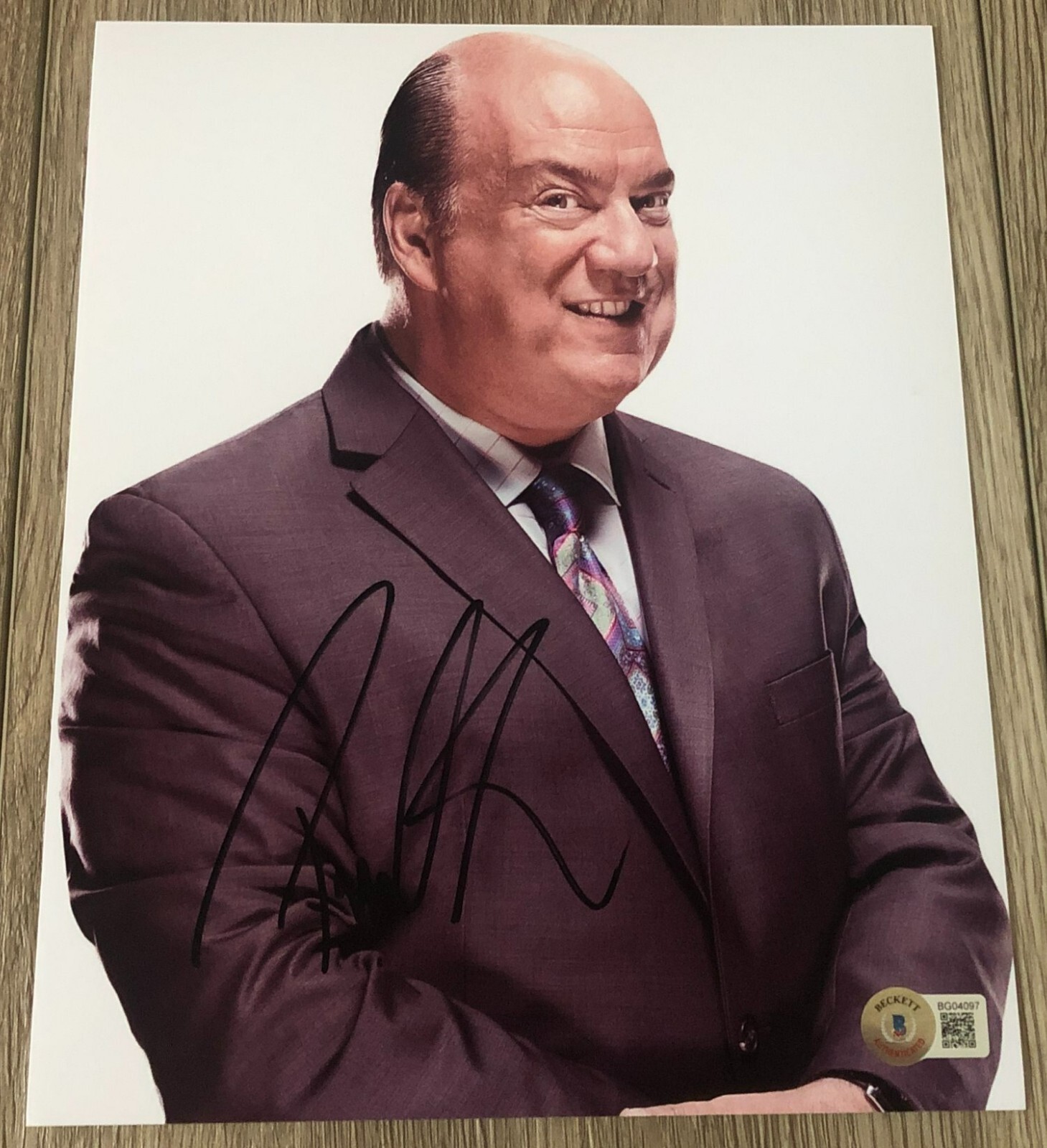 PAUL HEYMAN SIGNED AUTOGRAPH WWE RAW 8x10 PHOTO E w/PROOF & BECKETT BAS ...