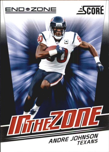 2011 Score - In the Zone End Zone #1 Andre Johnson for sale online | eBay