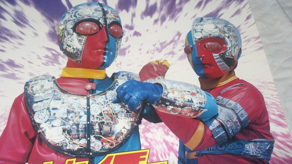 Kikaida Brothers Kikaider 01 Poster Promoting the Laserdisc Set Very ...
