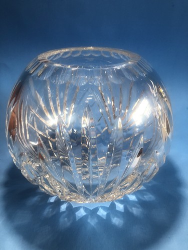 VINTAGE HAND-CUT ACC POLAND Round CRYSTAL GLASS BOWLS, 7" WIDTH 5 ...