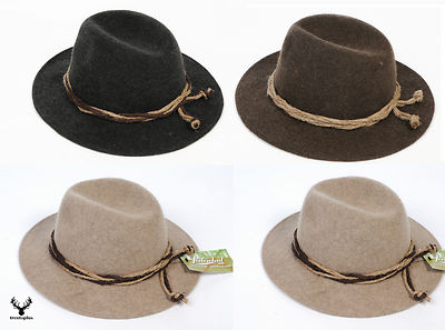 Trachtenhut Orginal Lodenhut Tiroler Hut Filzhut Wanderhut Herren ...