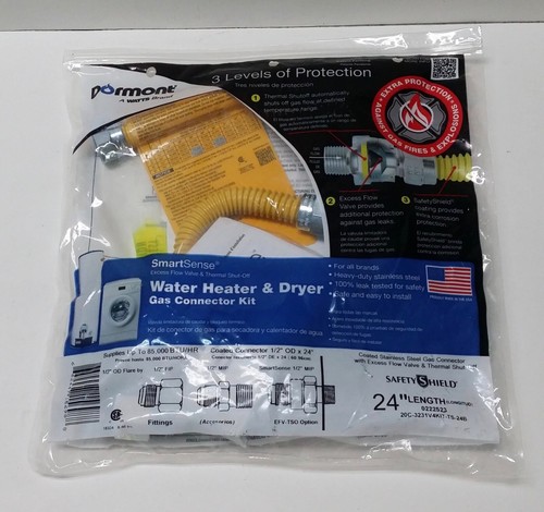 Dormont Water Heater & Dryer Gas Connector Kit | eBay