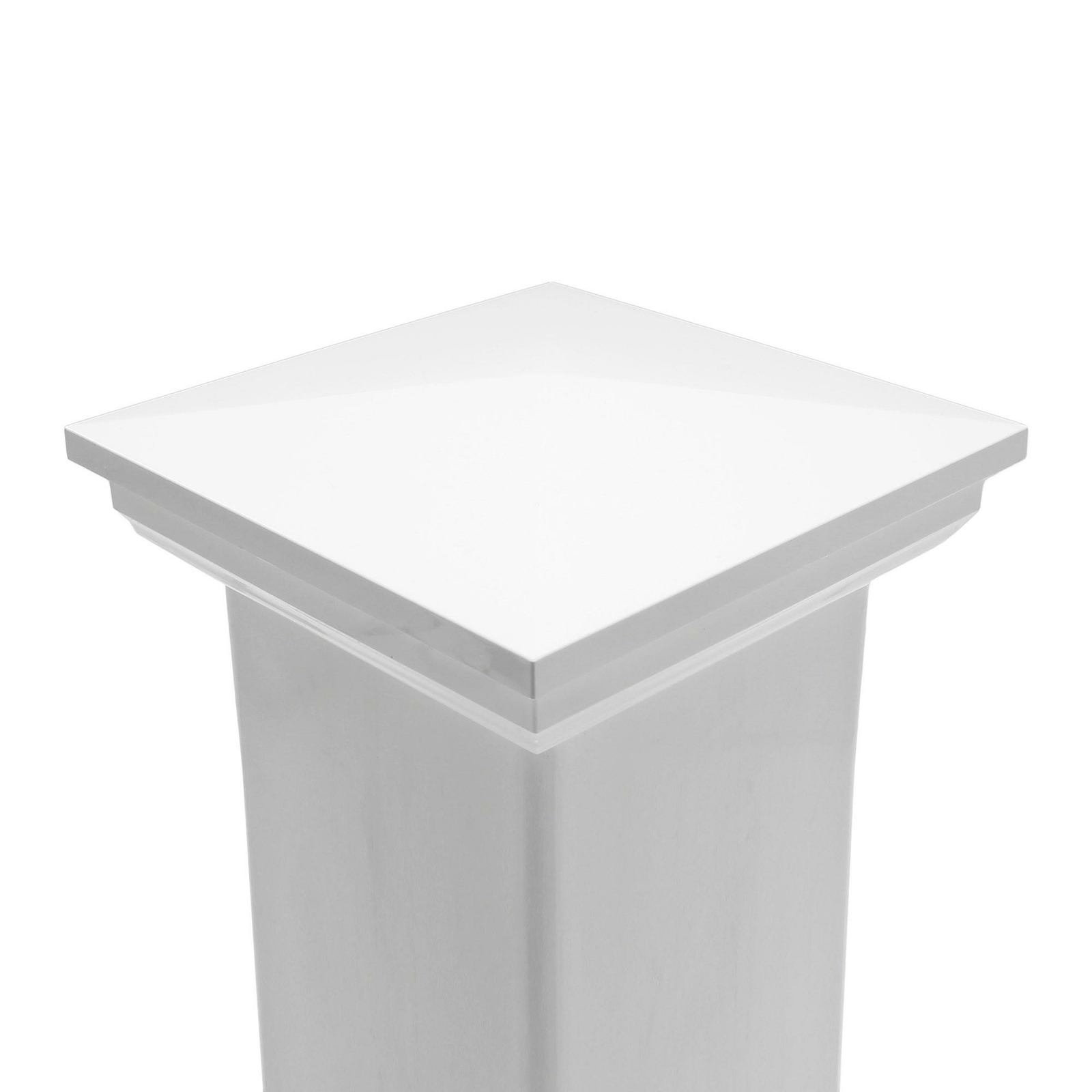 5"x 5" New England White Vinyl Post Cap (Single Pack) | eBay