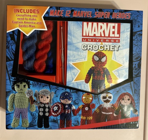 Marvel Universe Crochet Craft Kit, Makes 12 Marvel Superheroes - Brand ...