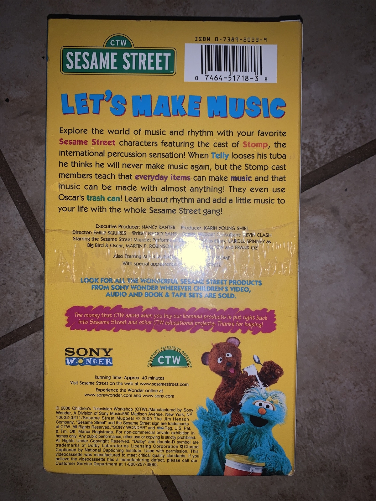 Sesame Street - Lets Make Music (VHS, 2000) for sale online | eBay