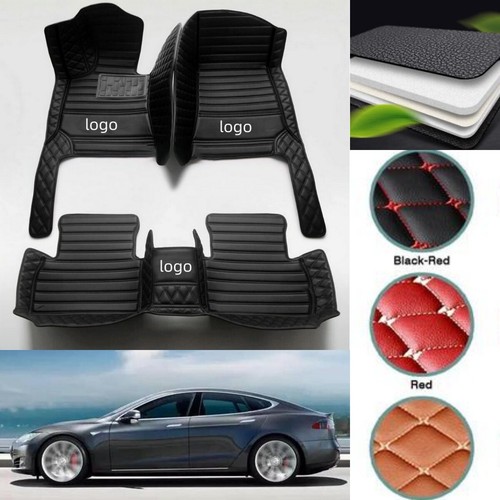For Tesla-3-S-X-Y 2012-2024 Car Floor Liner Mats Waterproof Carpets ...