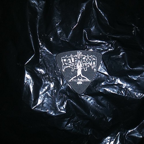 BELPHEGOR Band Logo DEATH MUSICK ART Signature 2019 Concert Tour GUITAR ...