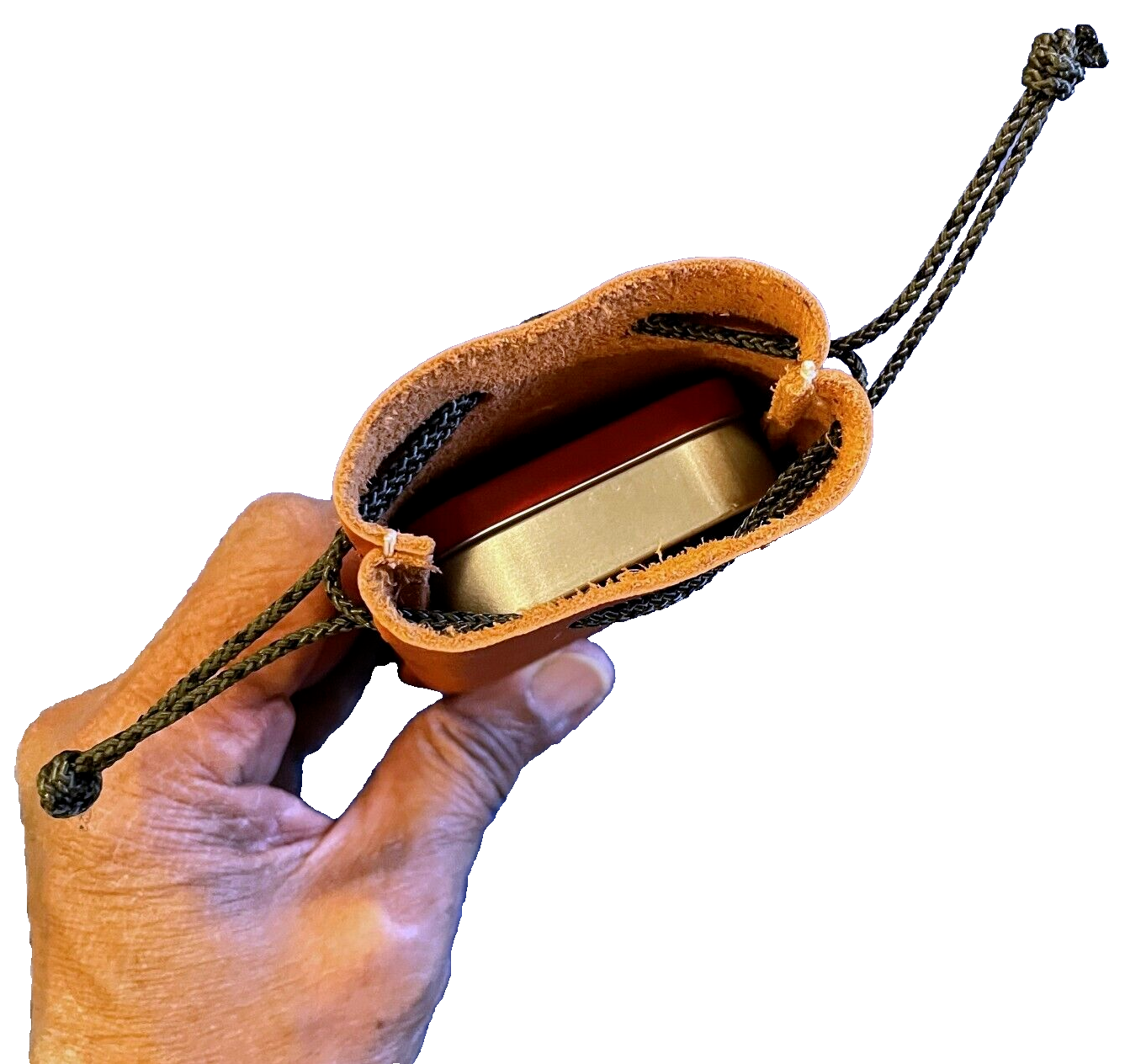 Bushcraft Survival Kit Altoid Tin Can in Genuine Leather Pouch Bag | eBay