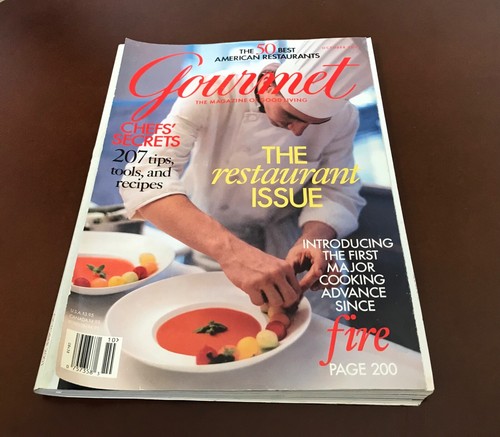 VTG Gourmet Magazine..October 2001..Restaurant Issue!..Chef's Secrets ...