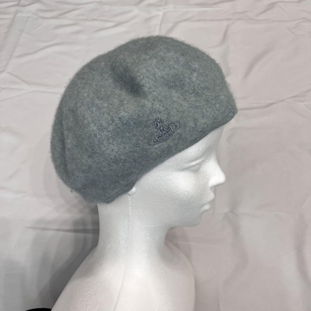 Rare Vivienne Westwood Beret Hat Light blue One Point… - Gem