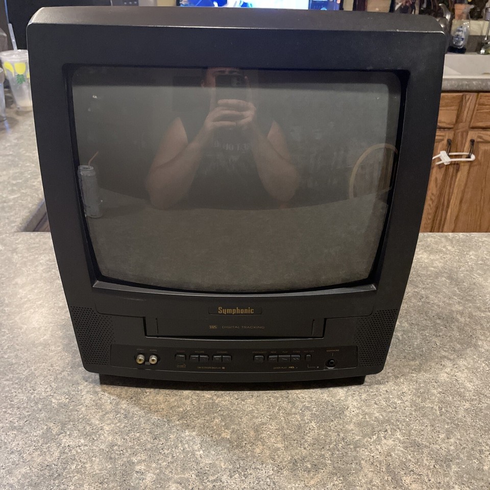 Symphonic 13" CRT TV/VCR Combo VHS Player Gaming SC313C (No Remote ...