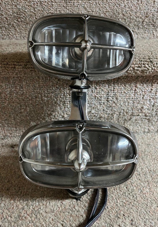 Harley Vintage Chopper Set of Custom Headlights | eBay