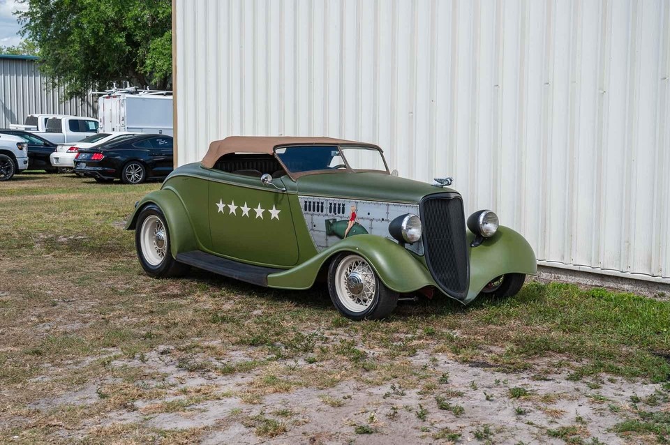 1933 Ford Roadster WWII Tribute, Downs Body & Chassis, Steel Fenders ...