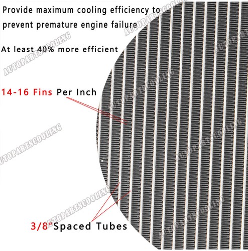 3 Row Radiator FOR Case 430 450 420 440 410/New Holland C175 L185 L180 ...