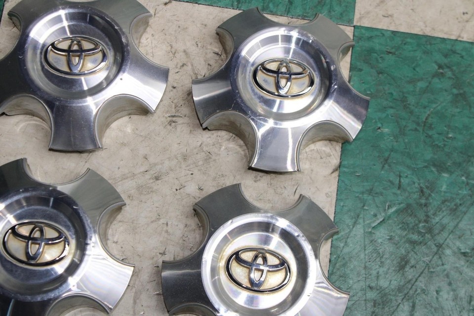 07-17 Sequoia *DENTED* Silver Front Rear LH RH Wheel Rim Center Caps ...