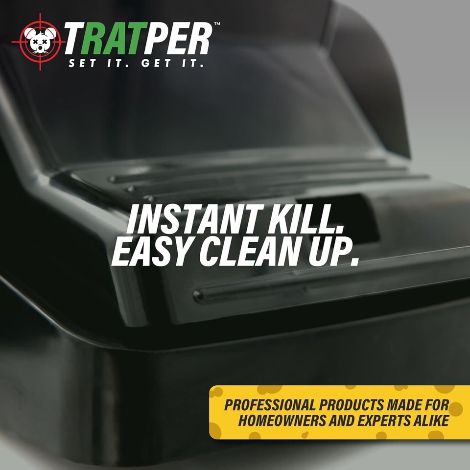 2 Pk Covered Rat & Chipmunk Traps, Humane Snap Trap, Safe, Reusable ...