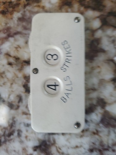 1886 Reach celluloid umpire strike ball counter baseball Antique Vtg ...