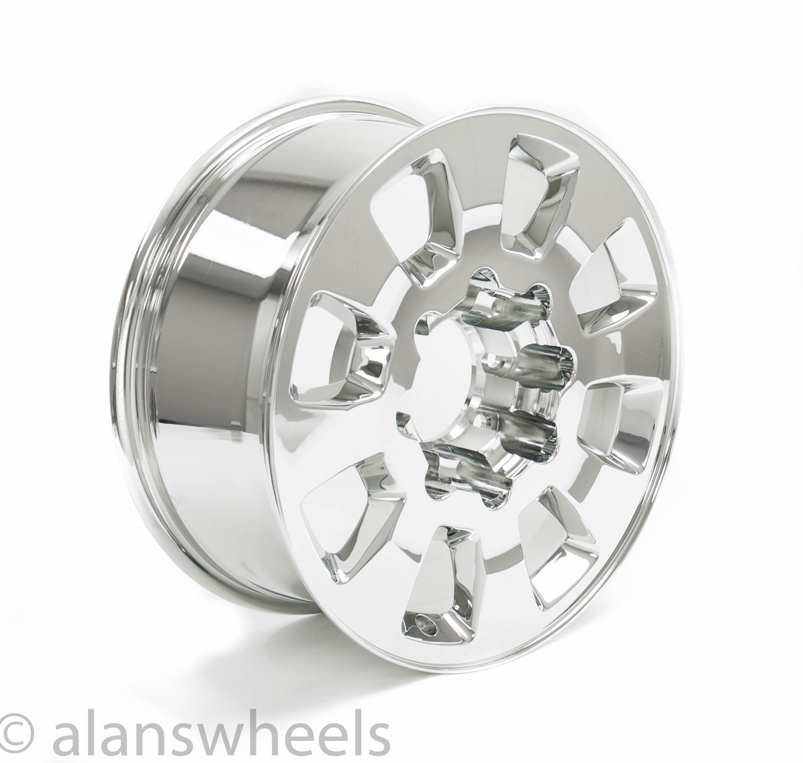4 NEW GMC Sierra HD 2500 3500 8 Lug 18” Chrome 8x6.5" Wheels Rims Yukon ...