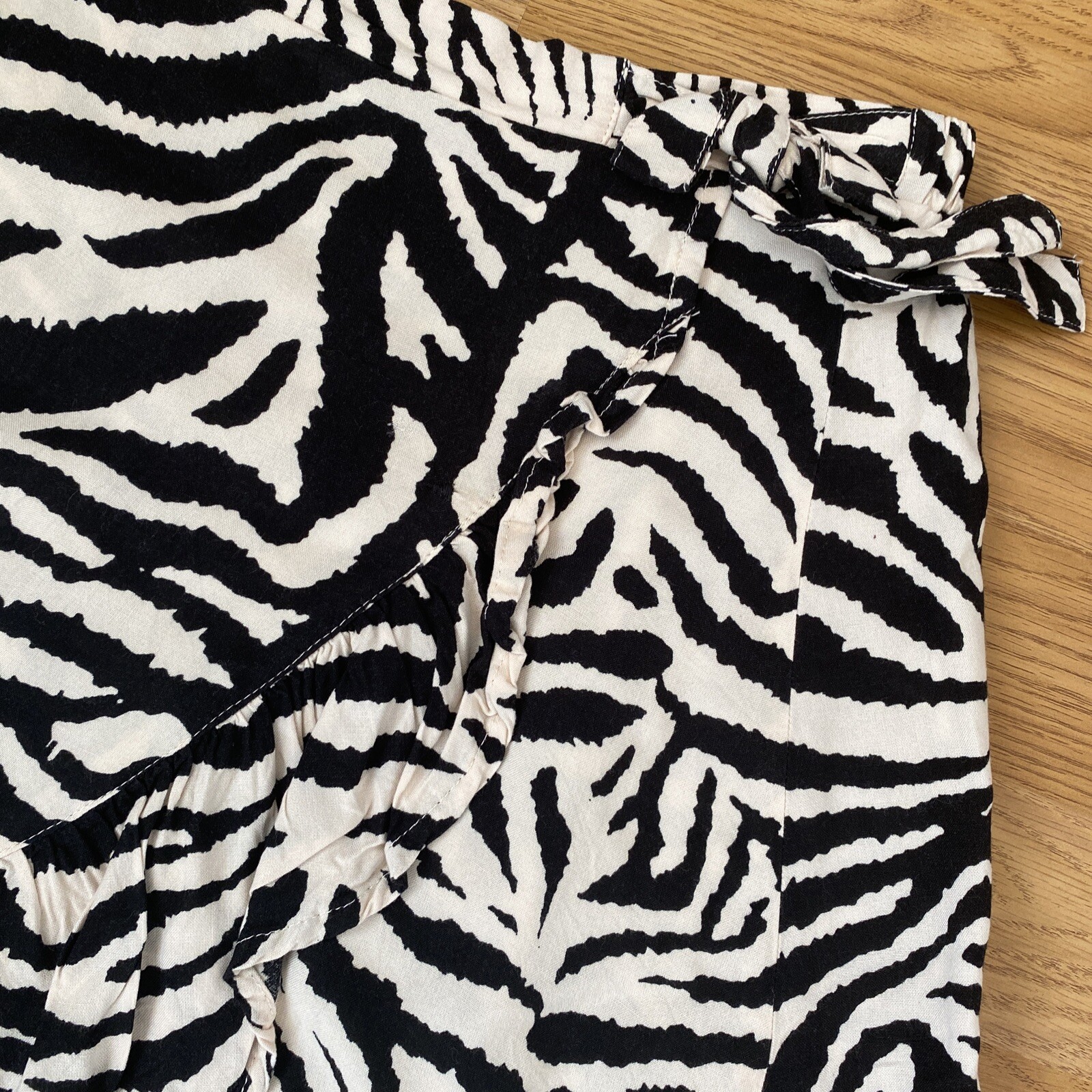Girls Next animal print wrap skirt age 9 | eBay