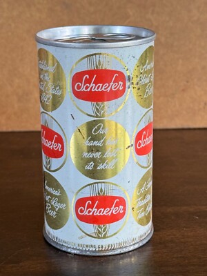 Vintage Schaefer Beer Can Pull Tab Air Filled Sealed Wide Seam | eBay