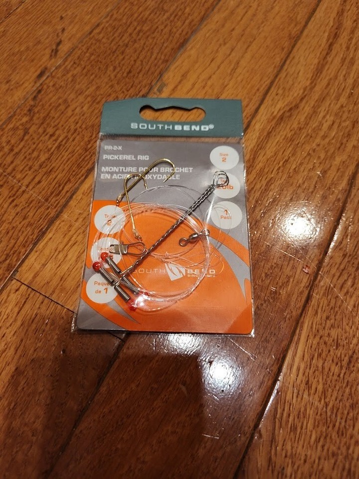 5 Packs - South Bend Pickerel Rig PR-2-X, Size 2, 20lb test, Crappie ...