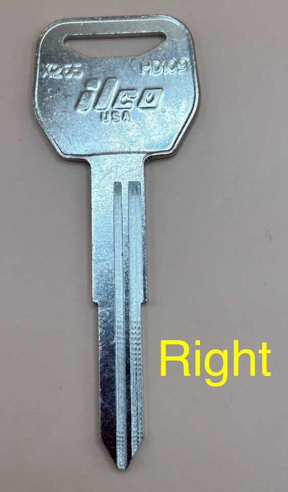 2 Key Blanks Honda Super Blackbird Superhawk VFR Interceptor VTR1000F ...