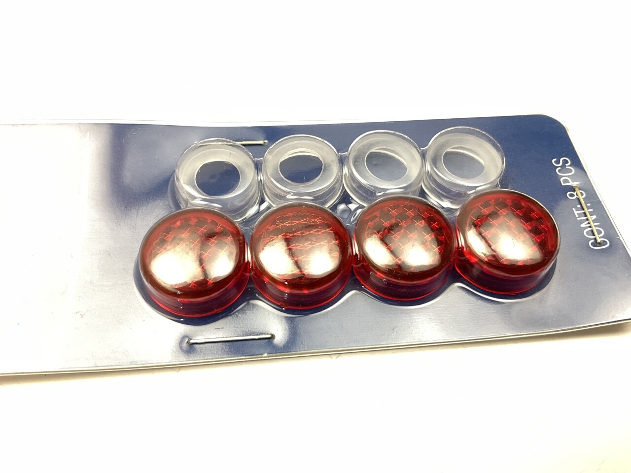 Cruiser 82226 Fasteners Reflector II - Fastener Cap Red Set of 4 With ...