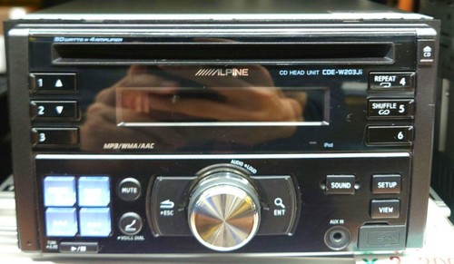 ALPINE CDE-W203JI CD CD-R RW MP3 WMA AAC Player From Japan | eBay