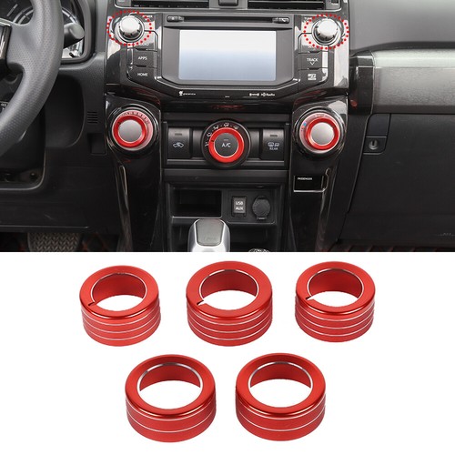 Audio Tune + Air Conditioner Switch knob Trim Ring For 4Runner 2010 ...