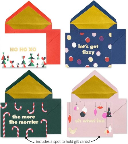 Kate Spade New York Assorted Holiday Card Set 16 Cards/Envelopes 4 ...