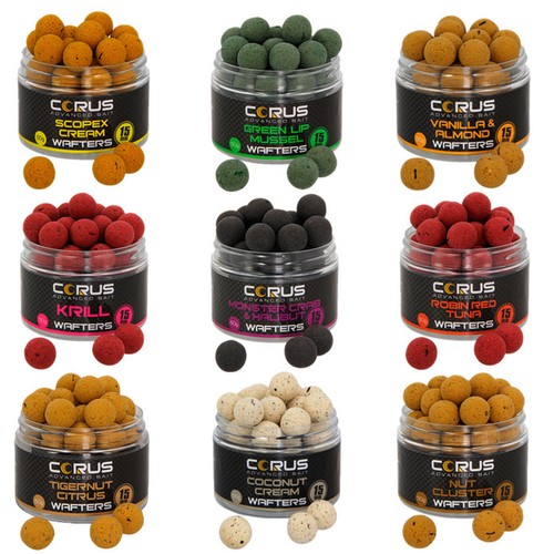 CORUS WAFTERS FISHING BOILIES BAIT KRILL SCOPEX ROBIN RED MONSTER CRAB ...