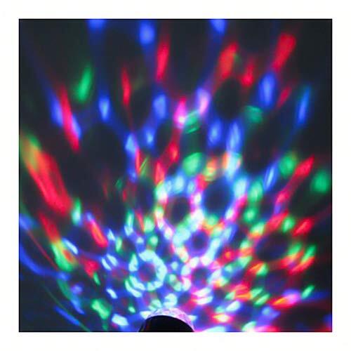 Rotating Crystal Ball LED Light Dome Battery-Operated 3.5" inch Party ...