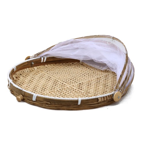 Serving Basket Bug Proof Basket Beautiful Bamboo For Picnic For Garden ...