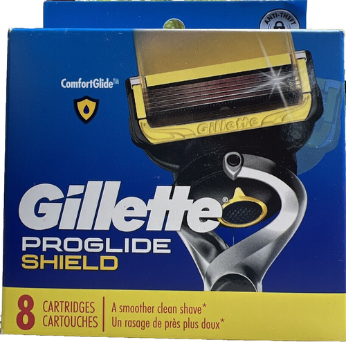Gillette ProGlide Shield Razor Blades Refill Cartridges Factory Sealed ...