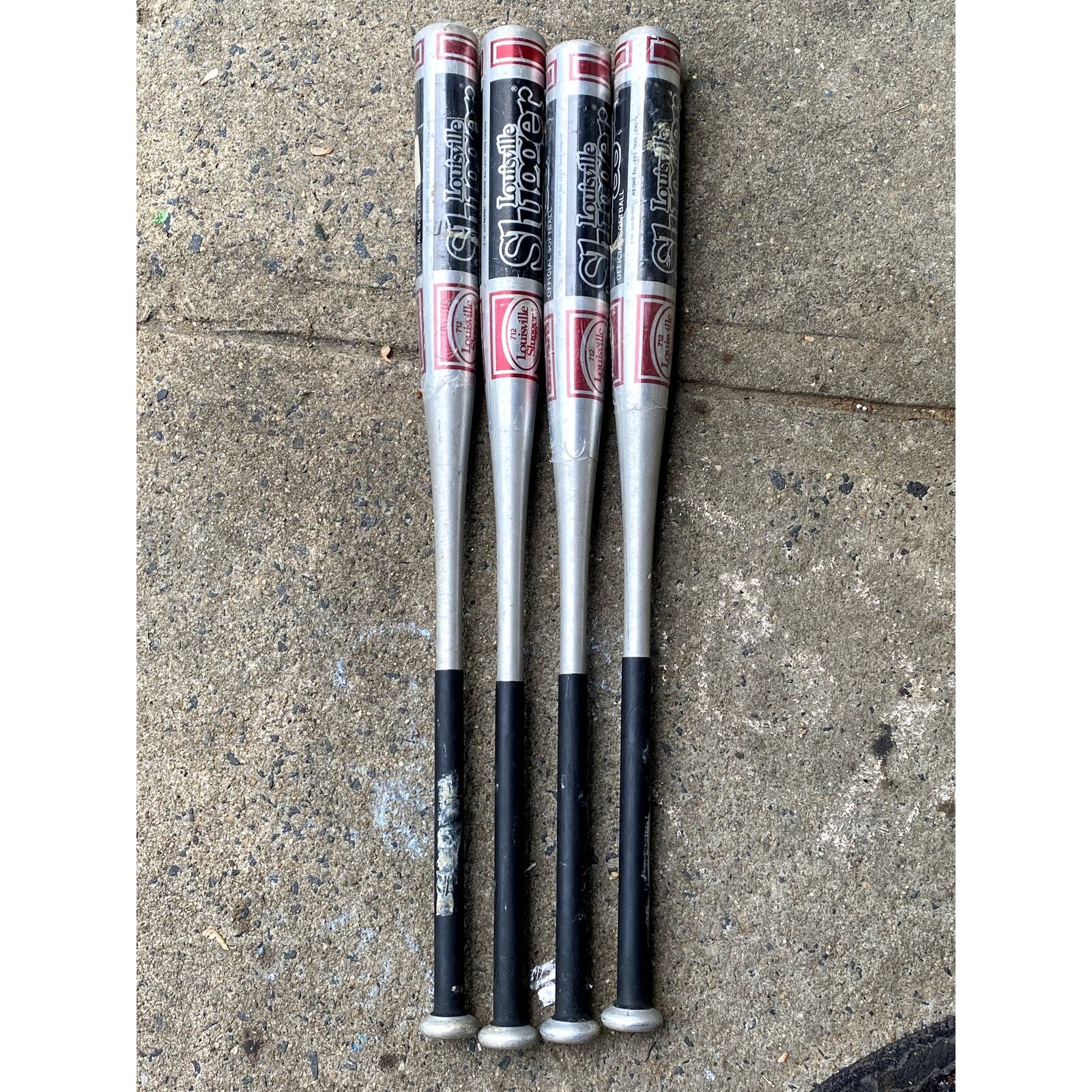 Louisville Slugger LOT of 4 Aluminum Baseball Bats | eBay
